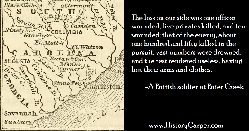 General Ashe at Briar Creek - The History Carper